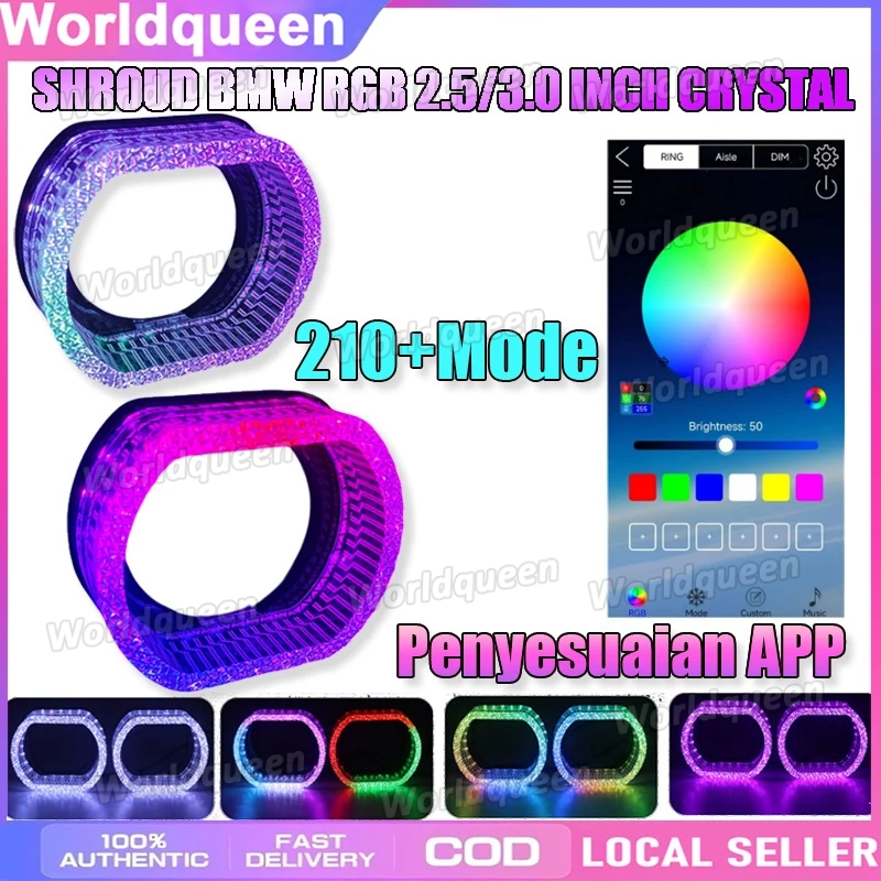 Jual Premium Ring Shroud Biled Acrylic Akrilik 210+ Mode Setting app ...