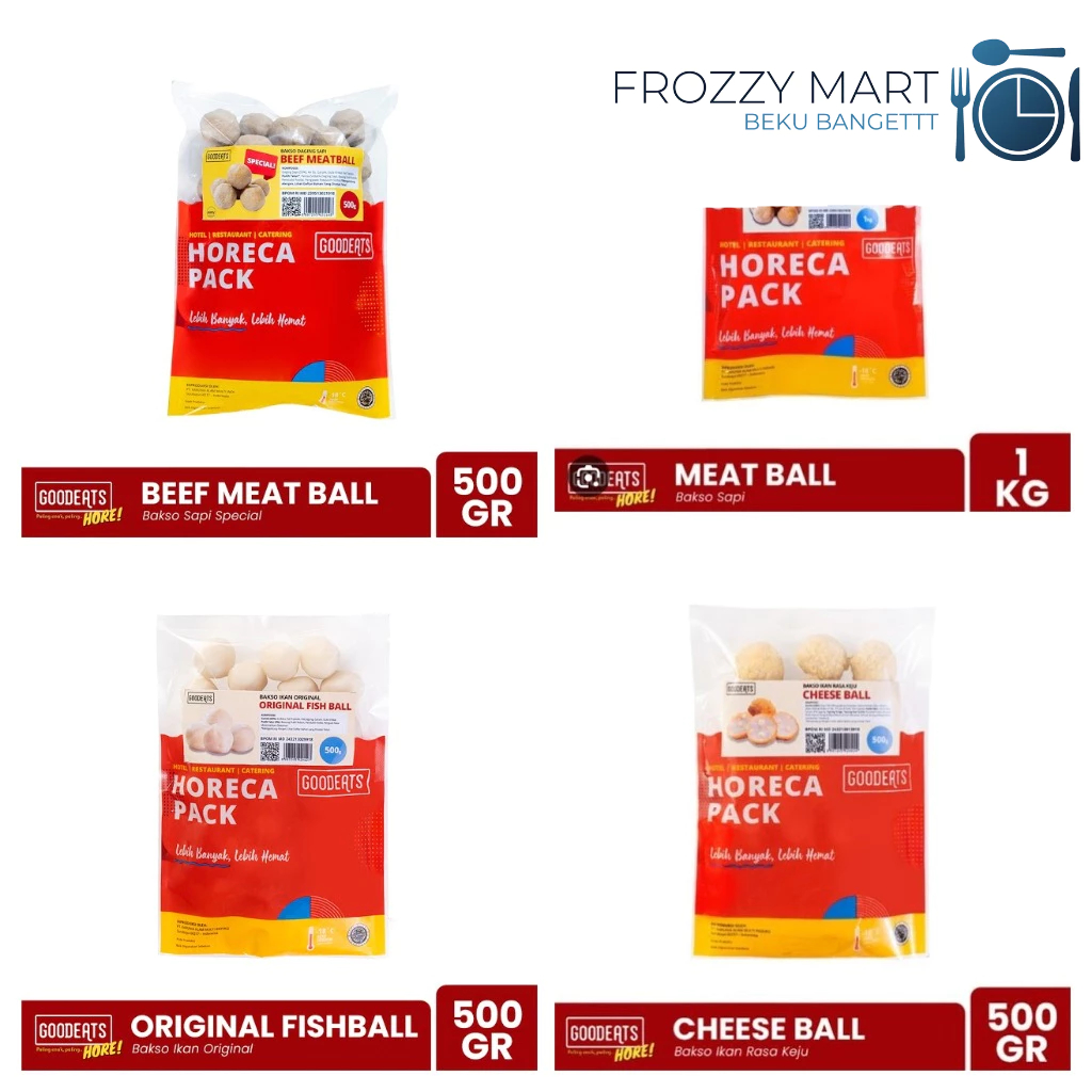 Jual Goodeats Bakso Series | Original Fish Ball, Cheese Ball, Beef Meat ...