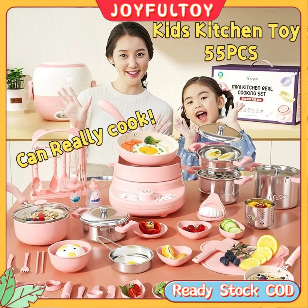 Jual Real 55pcs Mini Kitchen Mainan Kitchen Set Mainan Dapur Anak