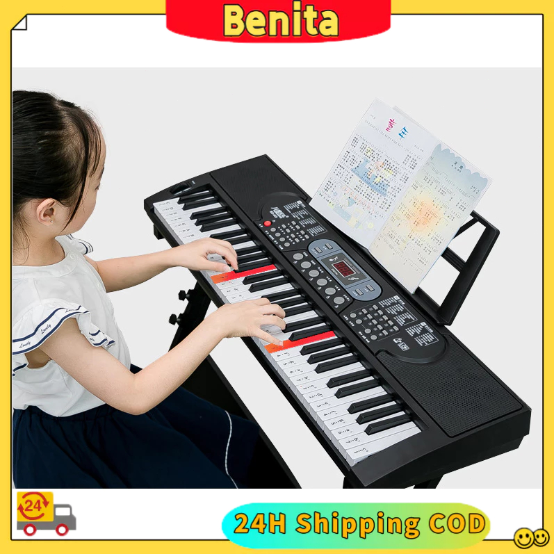 Jual 【24H COD】 61Keys Light Follow Music-Piano Elektronik 61-Key/Piano ...