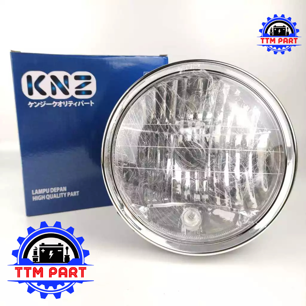 Jual LAMPU DEPAN REFLEKTOR HONDA TIGER BLACK - TIGER REVO HEAD LAMP KNZ ...