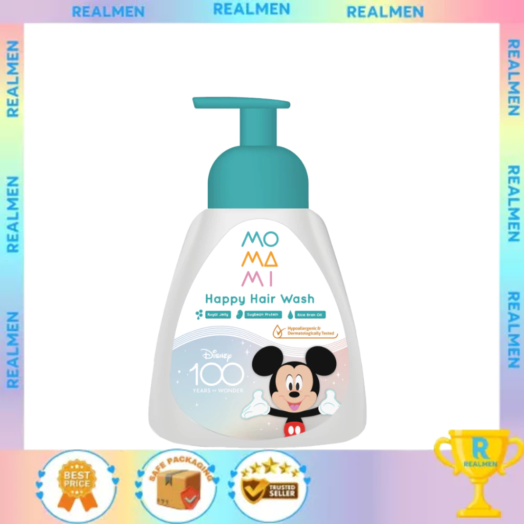 Jual Momami x Disney Baby Happy Hair Wash - Shampoo Bayi (250 mL ...