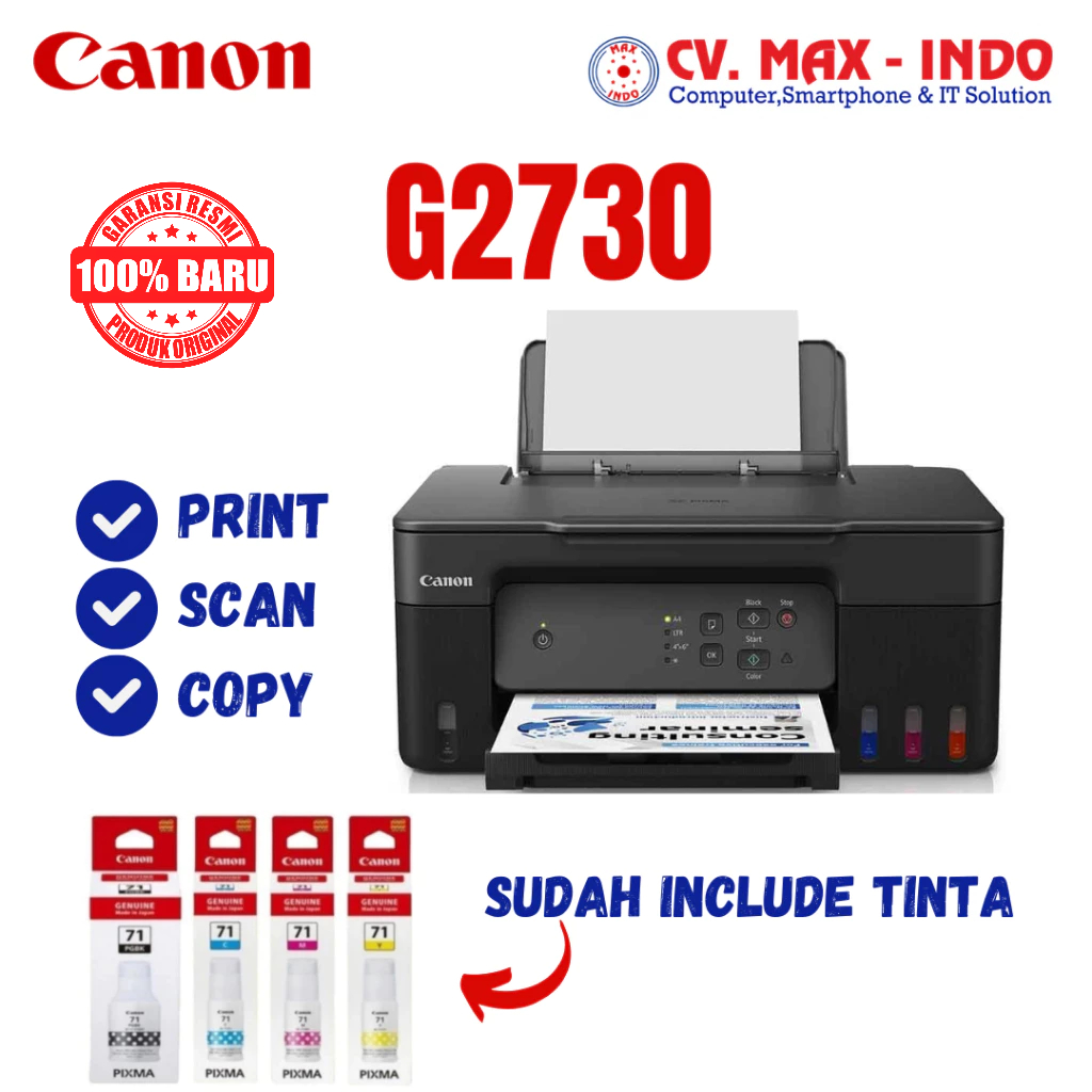 Jual CANON PRINTER G2730 + INFUS | Shopee Indonesia