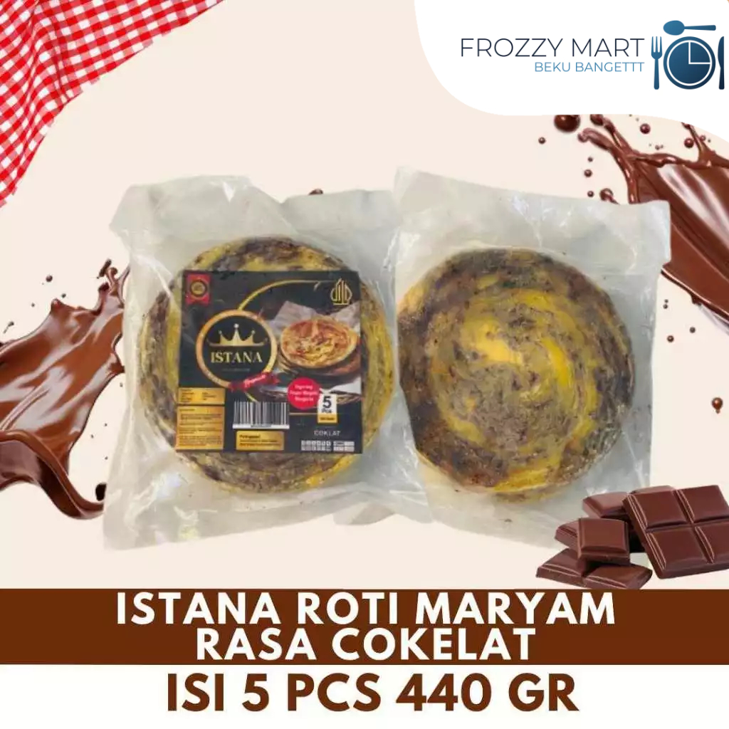 Jual Istana Roti Maryam Ori, Cokelat, 3 Rasa | Isi 5–6 | Roti Maryam ...