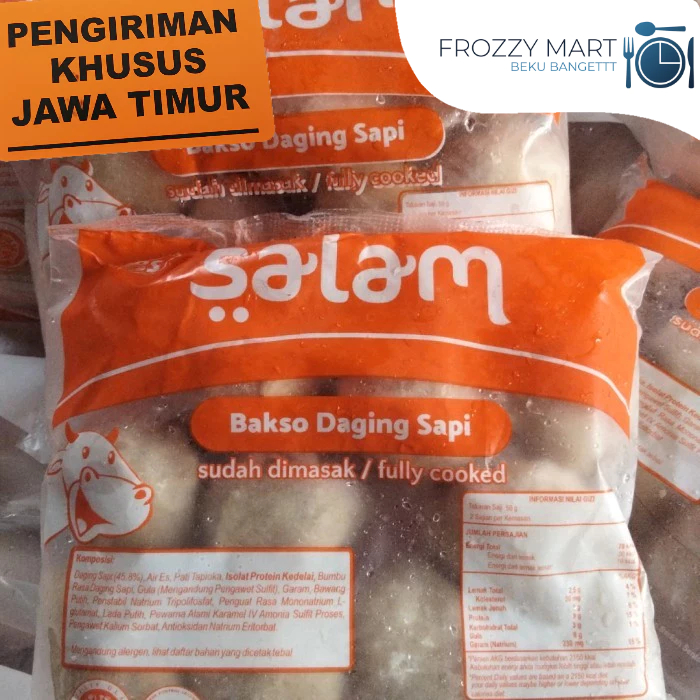 Jual Salam Bakso Sapi Sachet isi 10 | Nikmati kelezatan bakso sapi ...
