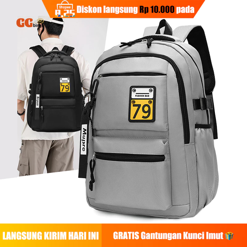 Jual Men Bags Backpacks Tas Ransel Pria Airy Backpack Tas Ransel Pria ...
