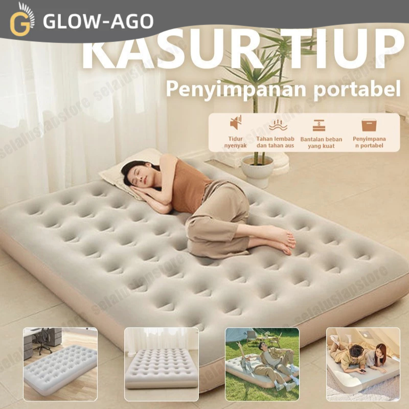 Jual kasur angin pompa otomatis outdoor Kasur pompa lipat kasur tiup ...