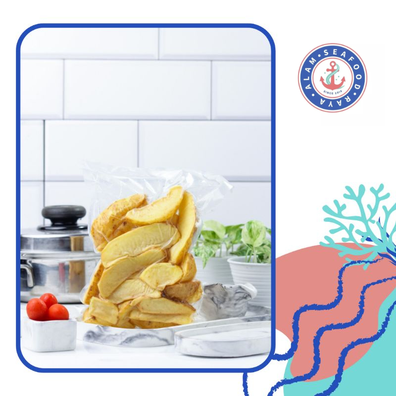 Jual Frozen Potato Wedges/Kentang Goreng Beku/Frozen French Fries 490gr ...