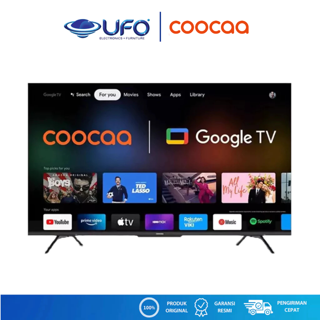 Jual Coocaa 43 Inch Led Smart TV HD 43CUE7600 | CUE7600 | Shopee Indonesia