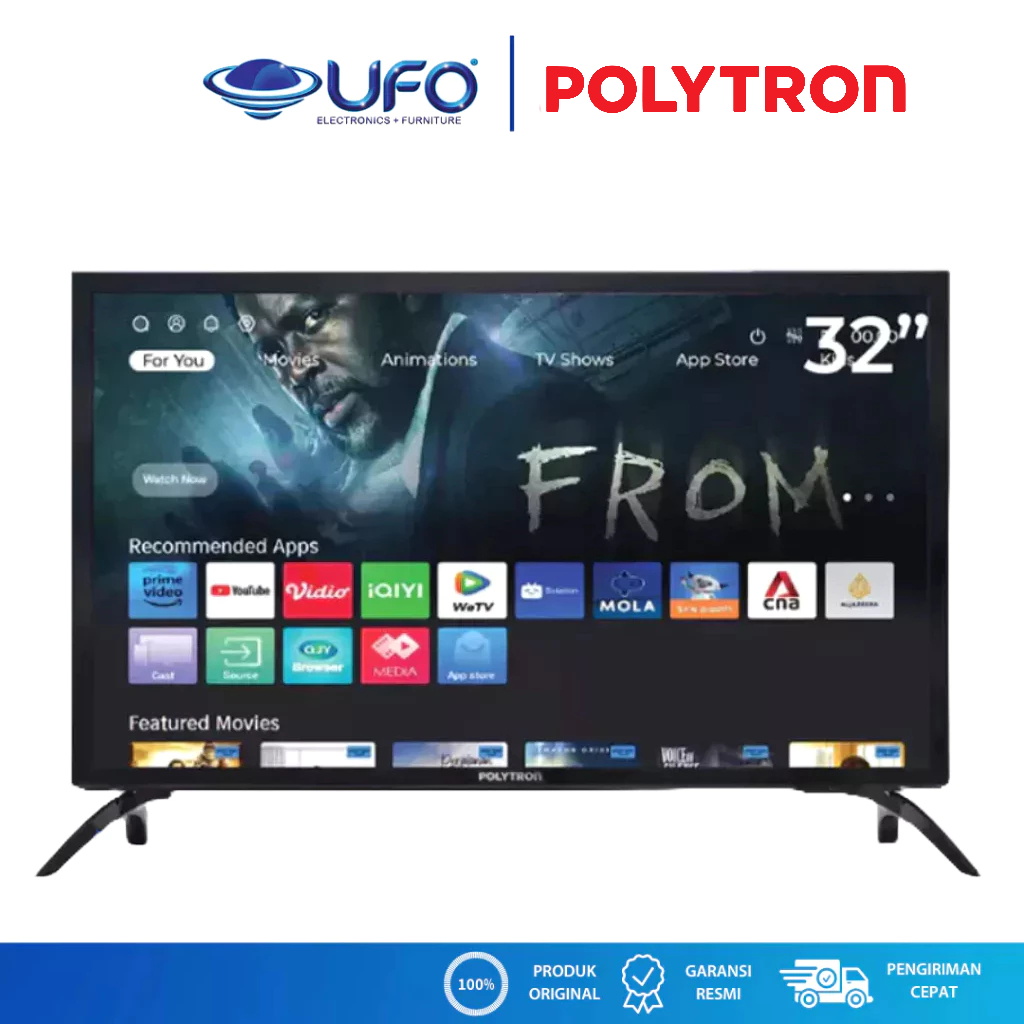 Jual Polytron TV 32 Inch LED Smart Lite Digital HD PLD32CV1869 | Shopee Indonesia