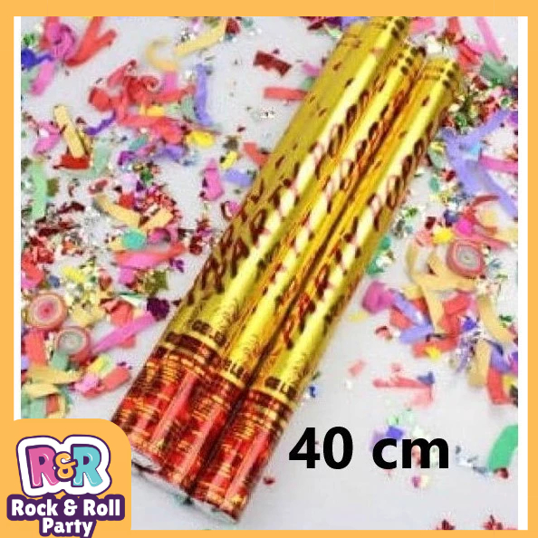 Jual Confetti POPPER KERTAS PARTY ULANG TAHUN WEDDING KONFETI KERTAS UK ...