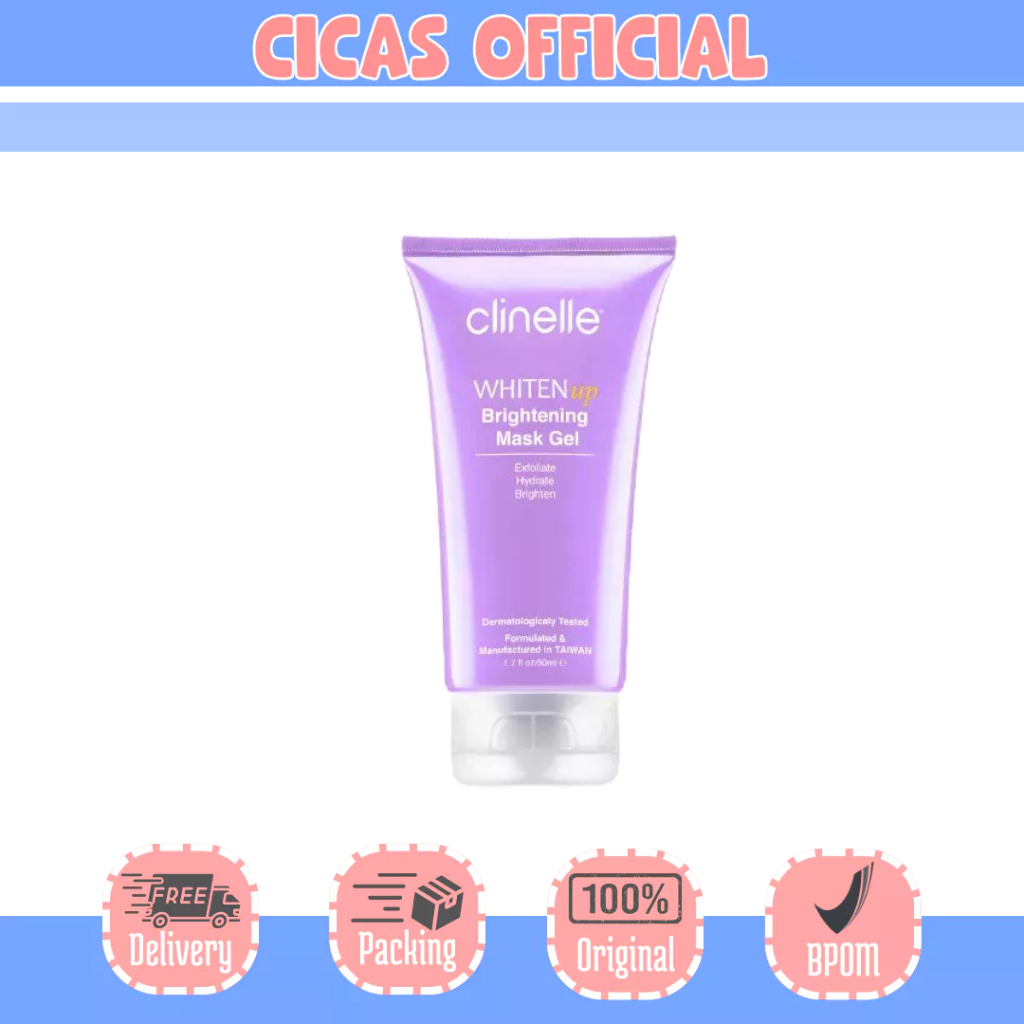 Jual cicasofficial - CLINELLE WhitenUP Brightening Mask Gel 50ml ...