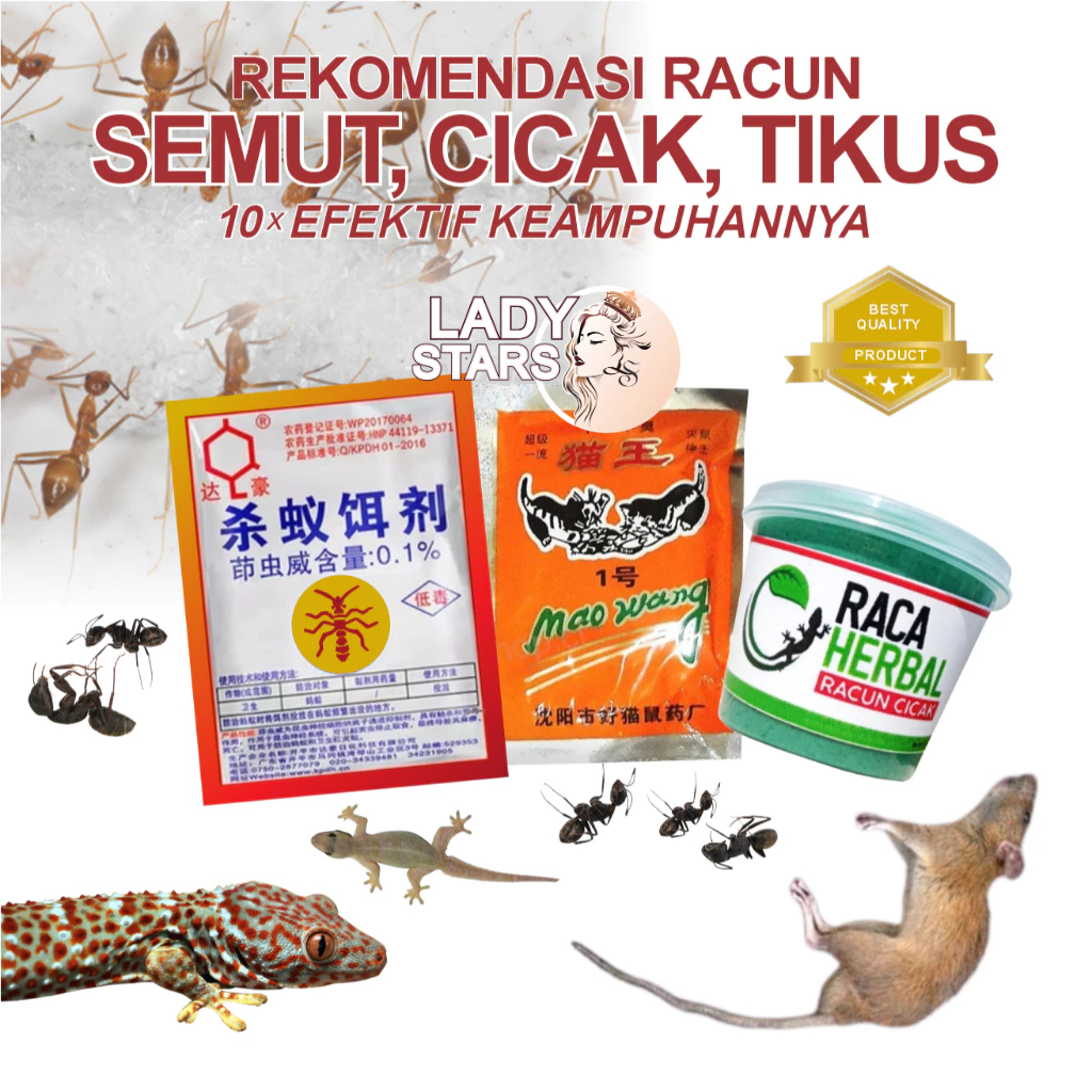 Jual RC01# / RACUN SEMUT CICAK TIKUS Terampuh / RACUN CICAK / RACUN ...