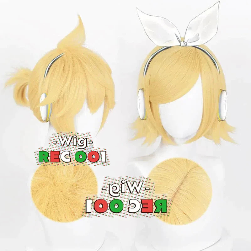 Jual M- Wig Kagamine Rin Wig Kagamine Len Cosplay VOCALOID Orang Dewasa ...
