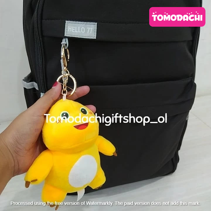 Jual TM/ Gantungan Kunci Keychain Boneka Dino Naloong Dinosaurus Pluffy ...