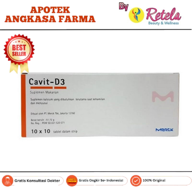 Jual CAVIT-D3 1 STRIP 10 TABLET | Shopee Indonesia