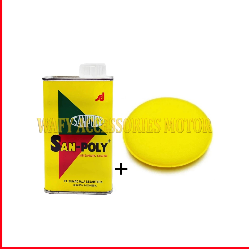 Jual Sanpoly + Busa Poles San Poly Polish 250 ml Pengkilap Body Mobil ...
