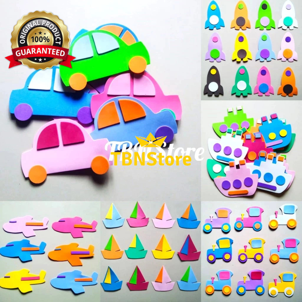 Jual Hiasan Kelas Kendaraan Transportasi Bahan Untuk Dekorasi dan Edukasi Sekolahan Play Grup ...