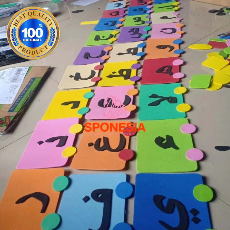 Jual Huruf HIJAIYAH 1 Set Hiasan Dinding Kelas Rumah Pojok Baca peraga ...