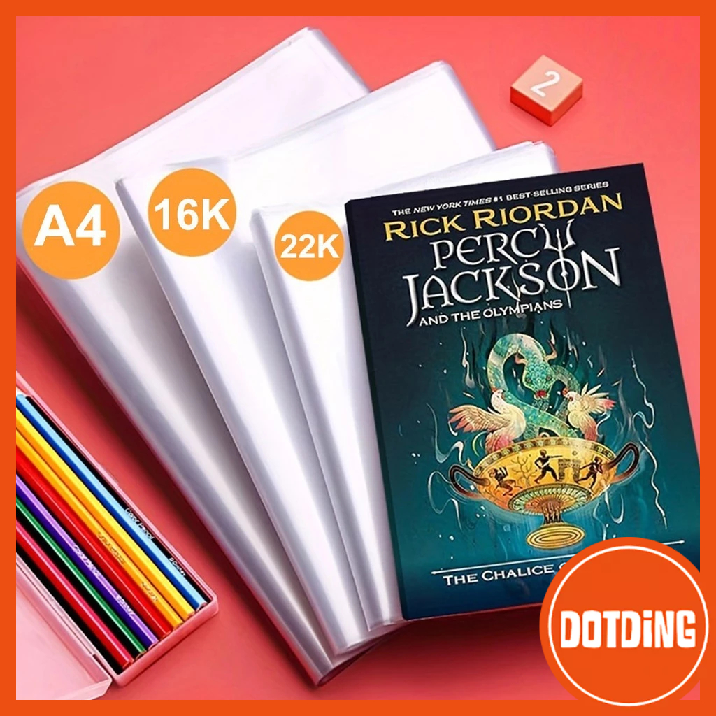 Jual [COD] 10 Lembar Sampul Buku Plastik PVC Tahan Air Sampul Plastik A4/16K/22K Film Pelindung ...