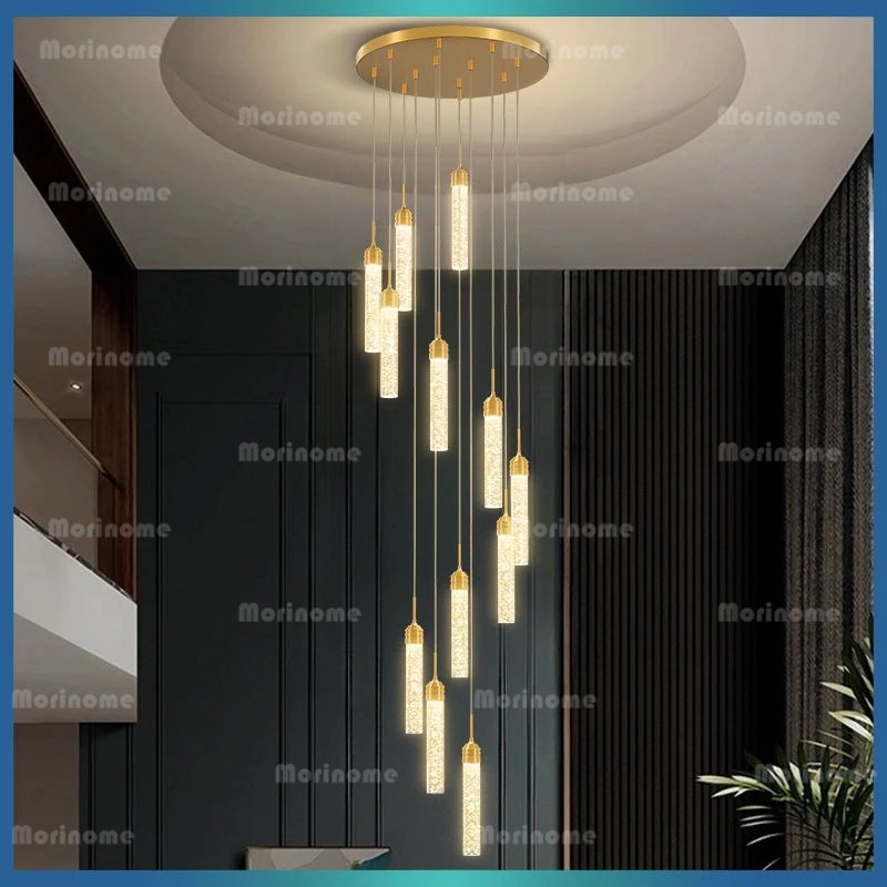 Jual Lampu Gantung Ruang Tamu Tangga Void Modern Mewah 3m Panjang Lampu ... Jual Lampu Gantung Ruang Tamu Tangga Void Modern Mewah 3m Panjang Lampu ...