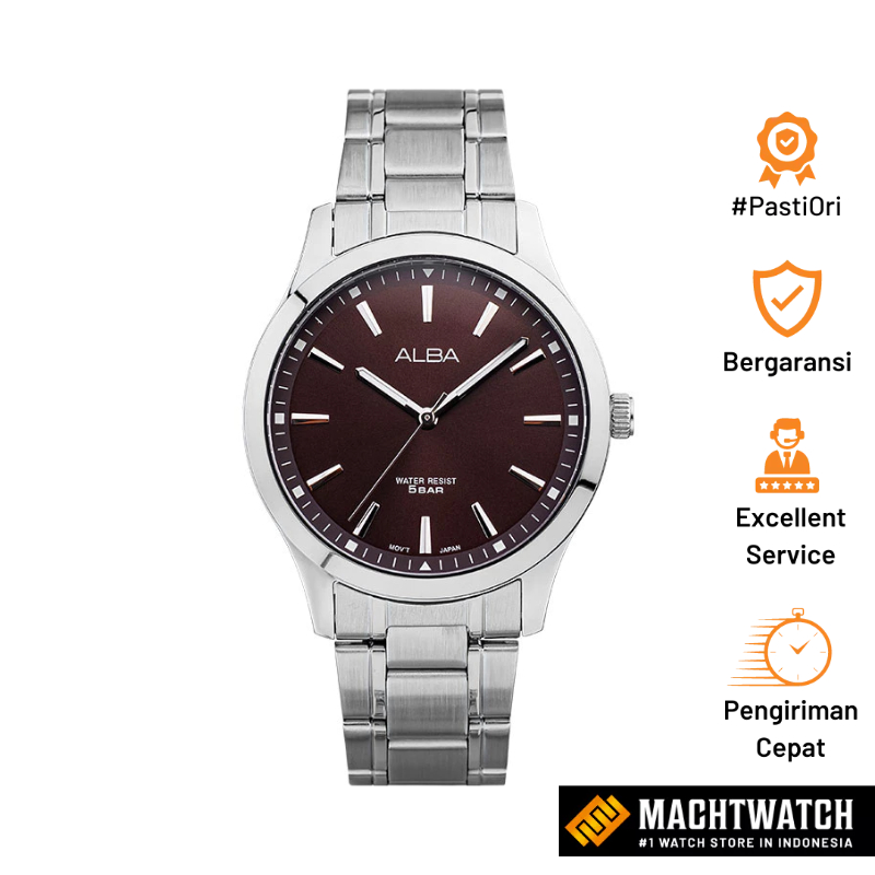 Jual Jam Tangan Pria Alba Prestige ARX013X1 Men Dark Brown Dial ...