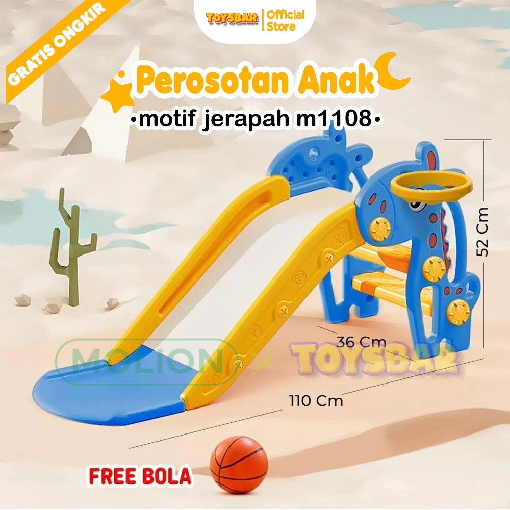 Jual Mainan Perosotan Anak Karakter Jerapah – Seluncuran Mini ...