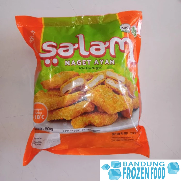 Jual SALAM NUGGET AYAM 1KG / JUMBO SIZE | Shopee Indonesia