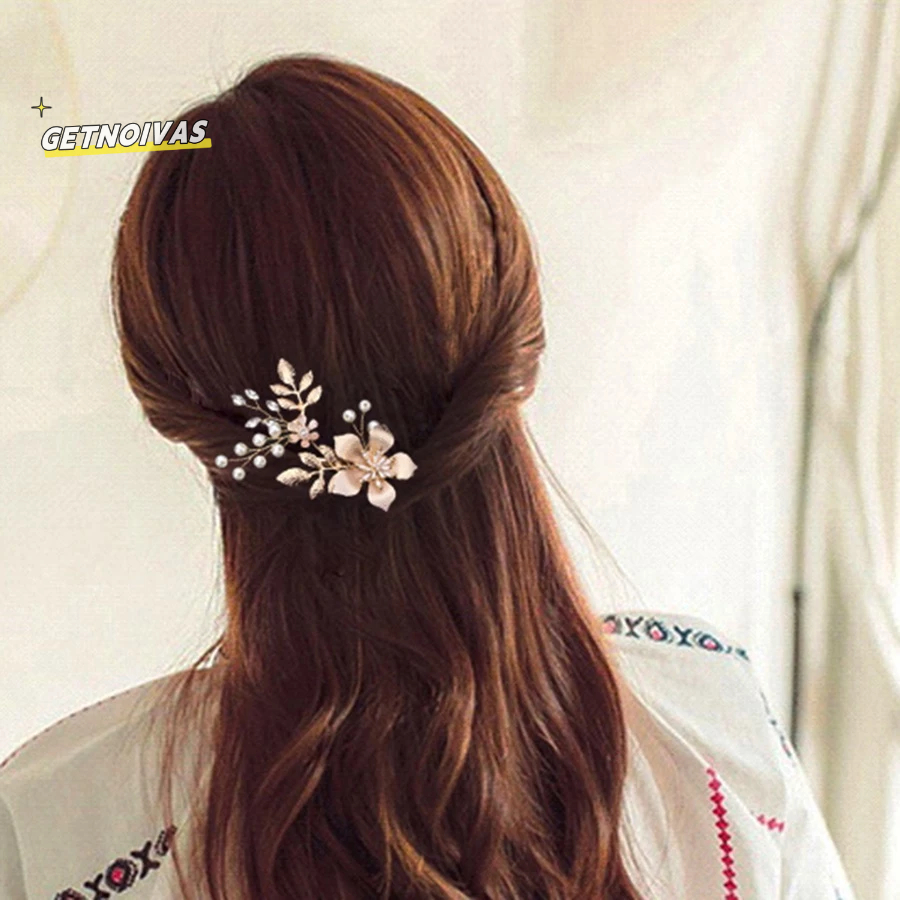 Jual Klip Rambut Bunga Mutiara Buatan Tangan untuk Wanita Jepit Rambut ...