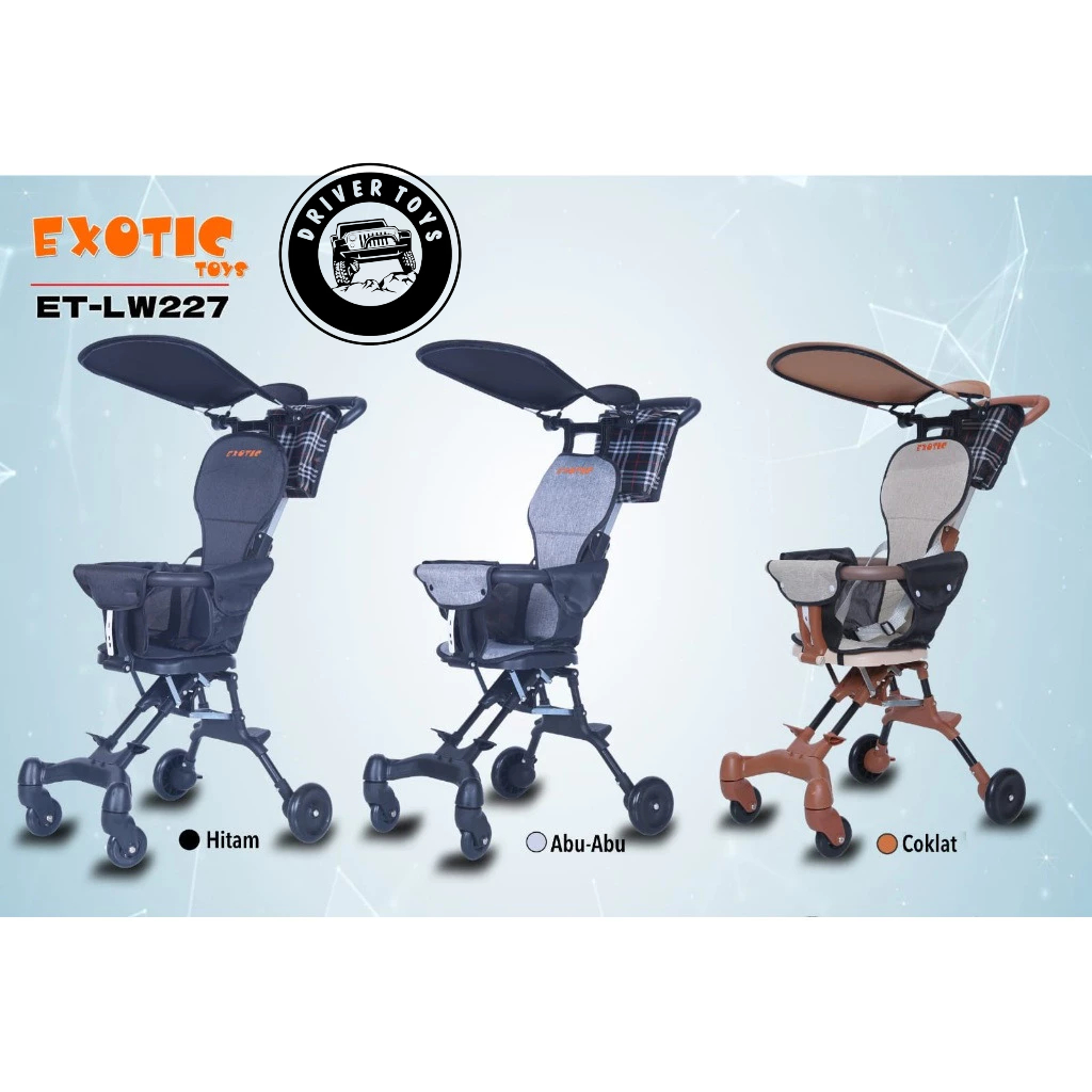 Jual STROLLER ANAK MURAH EXOTIC SMART TRIKE LW-227 + PMB MAGIC STROLLER ...