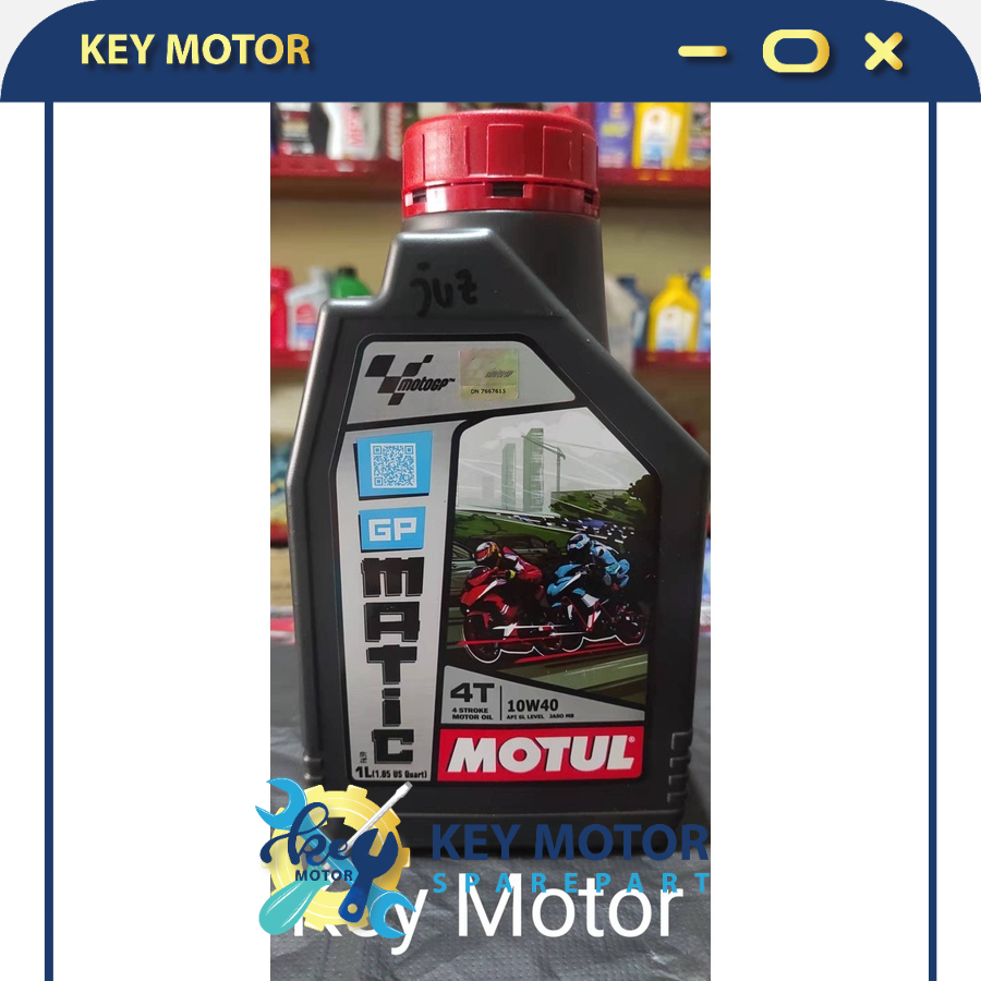 Jual OLI MOTOR MOTUL MATIC GP 4T / 4 Tak 10W-40 1Liter 100% Asli | Shopee Indonesia
