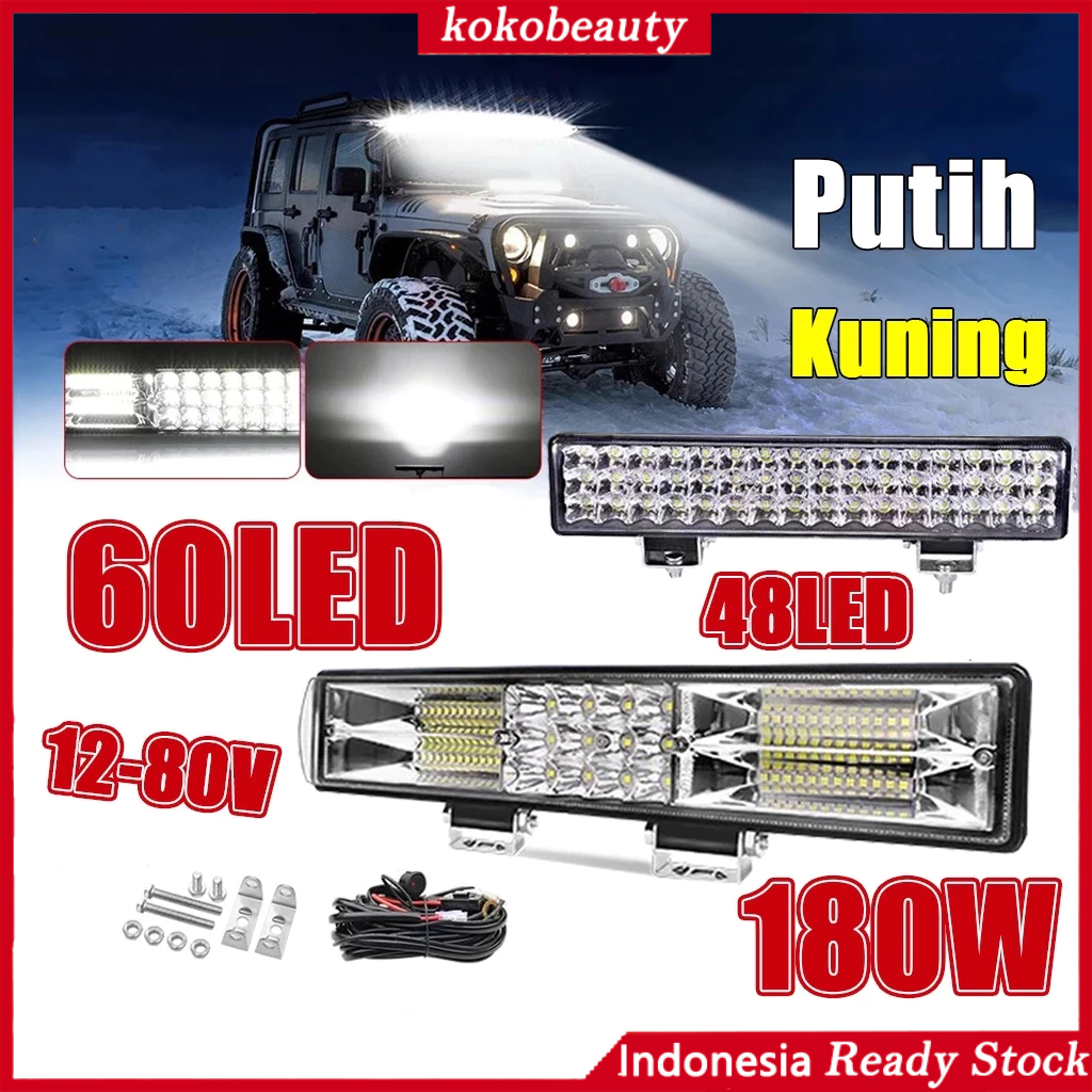Jual Lampu Sorot/60LED 120W 12V-60V SLRG LED Light/Light Bar Spot ...