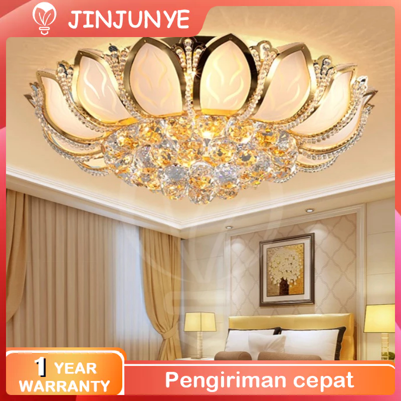 Jual LAMPU GANTUNG KRISTAL K9 MEWAH bunga dekorasi lampu hias gantung ...