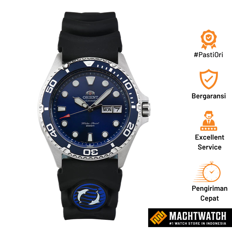 Jual Jam Tangan Pria Orient Ray II FAA02008D Automatic Men Blue Dial ...
