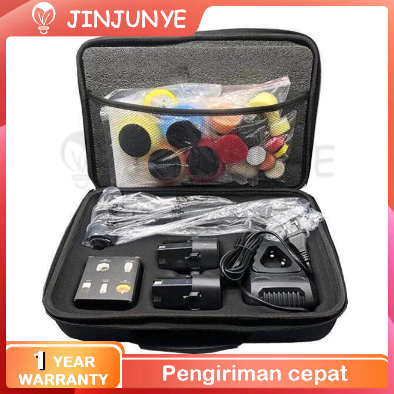 Jual Nano Cordless Mini Polisher Mesin Poles Rotary Dual Action ...