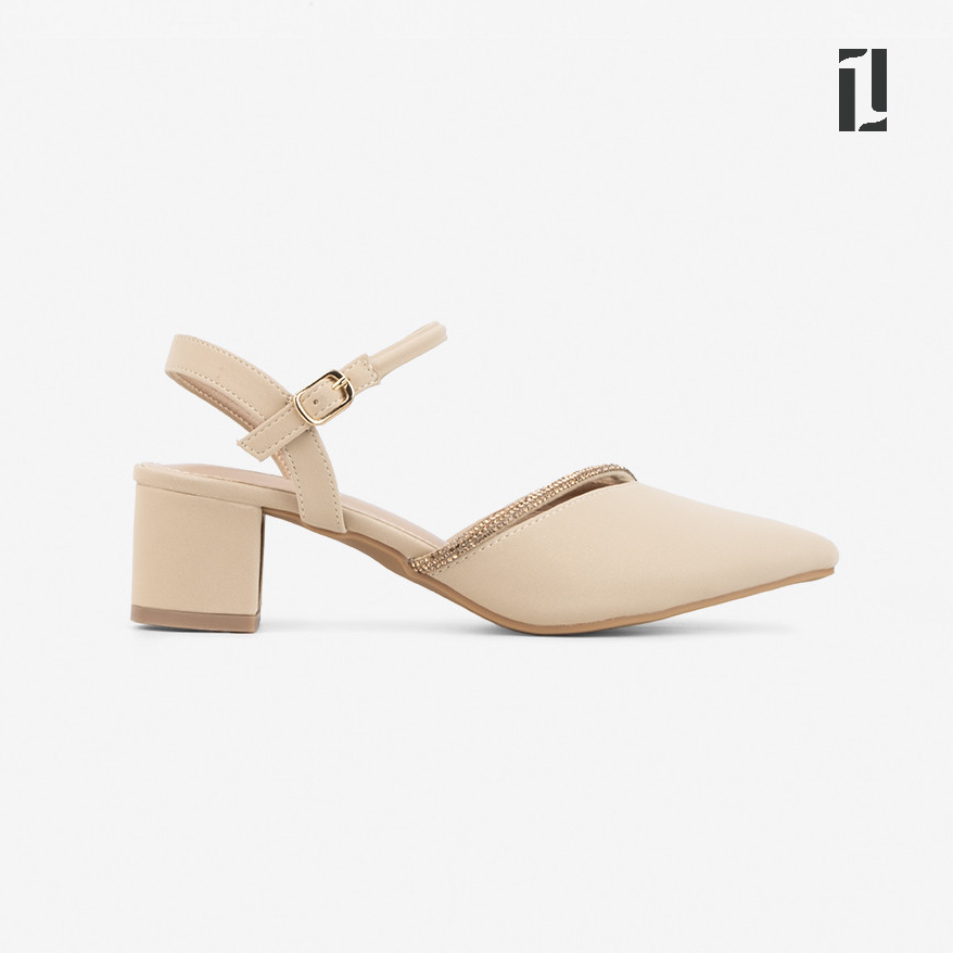 Jual Lawrensia Jemma - Block Heels Pesta Ankle Strap Hak 5.5 Cm ...
