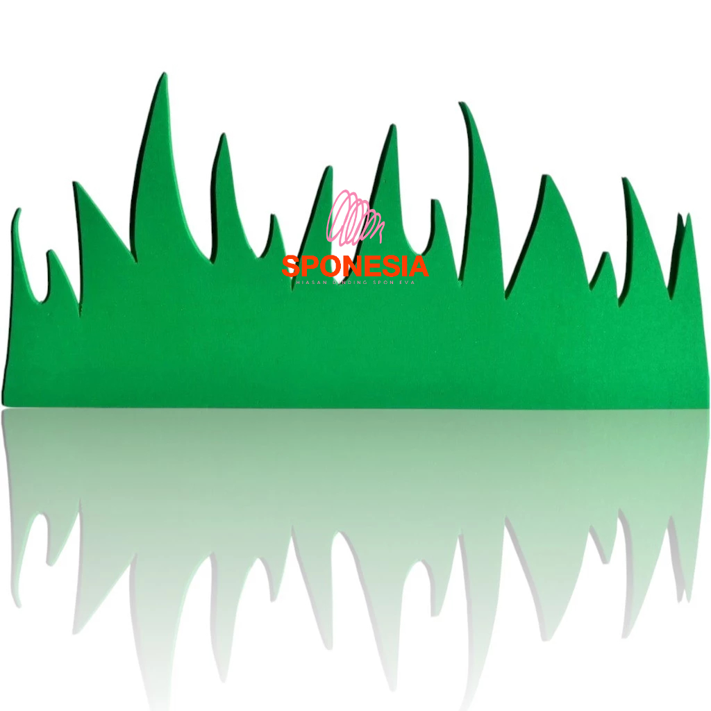 Jual 1 pc Rumput Spon Ati Hijau Bahan Dekorasi Hiasan Dinding Prakarya ...