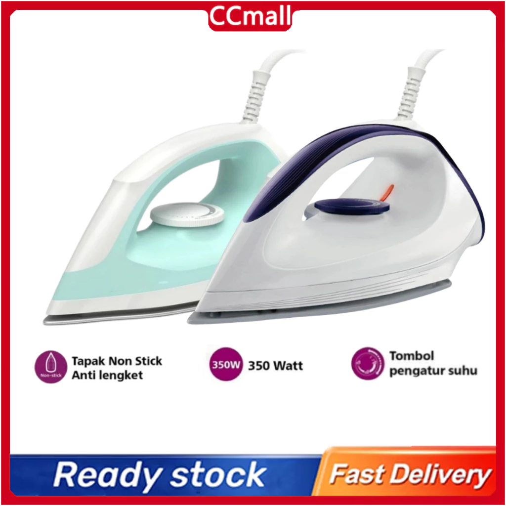 Jual Dry Iron DST0510/70 Setrika Philips DST0510 (GARANSI RESMI ...