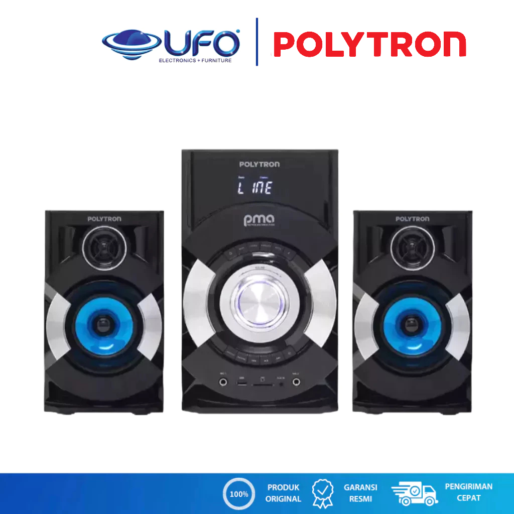 Jual Polytron Bluetooth Speaker Multimedia PMA9527B | Shopee Indonesia