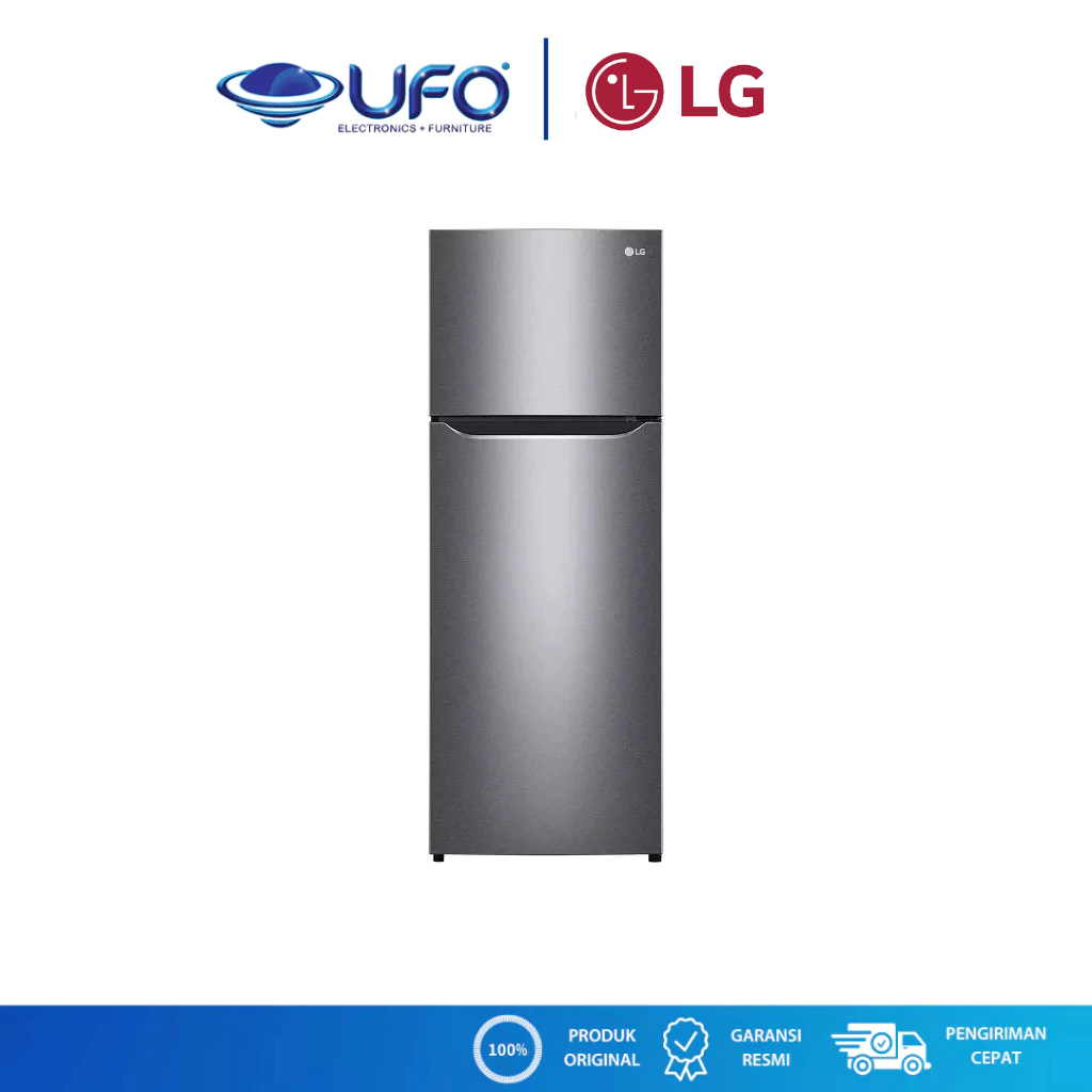 Jual LG Kulkas 2 pintu 220 Liter Smart Inverter GNB222SQIB | Lemari Es ...