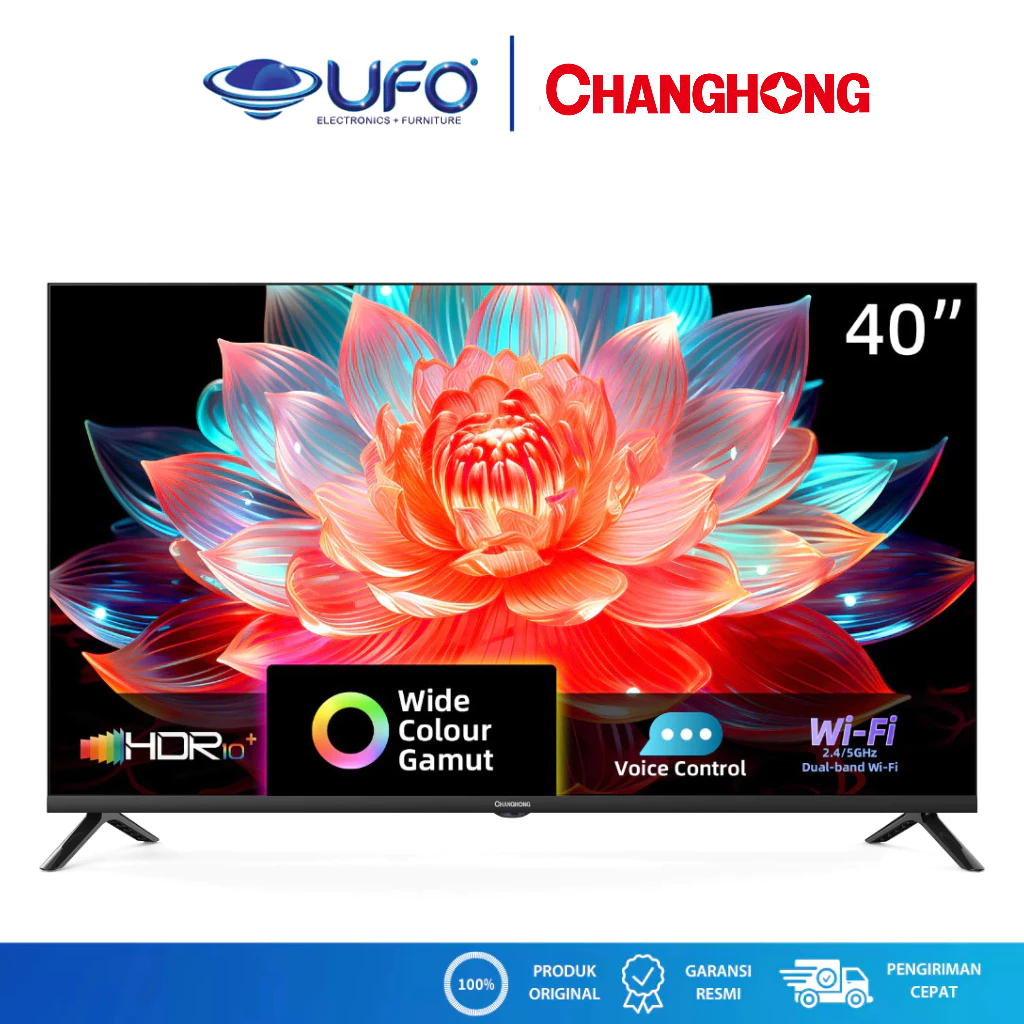 Jual Changhong TV 40 Inch QLED Smart 2K L40QCN1 | Shopee Indonesia