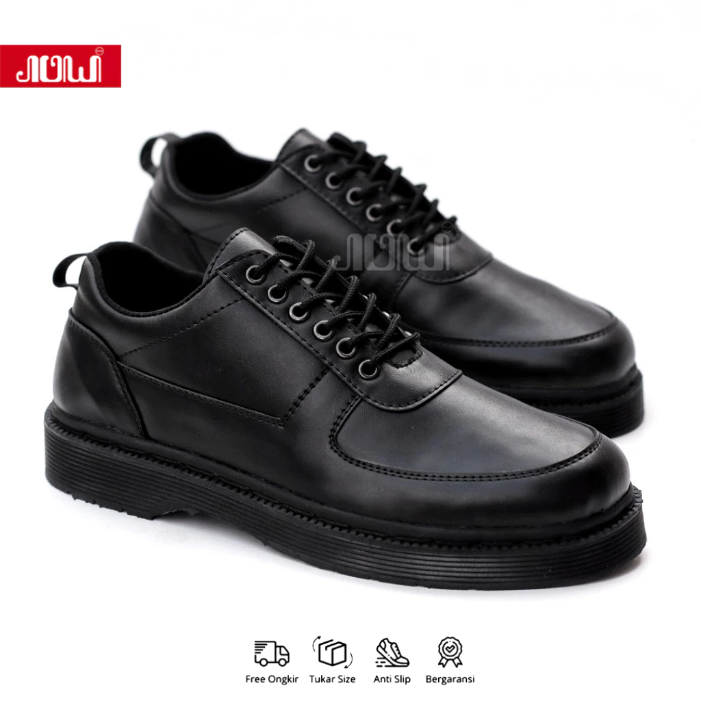 Jual JAW - Sepatu Formal Oxford Pantofel Hitam Pria | Shopee Indonesia