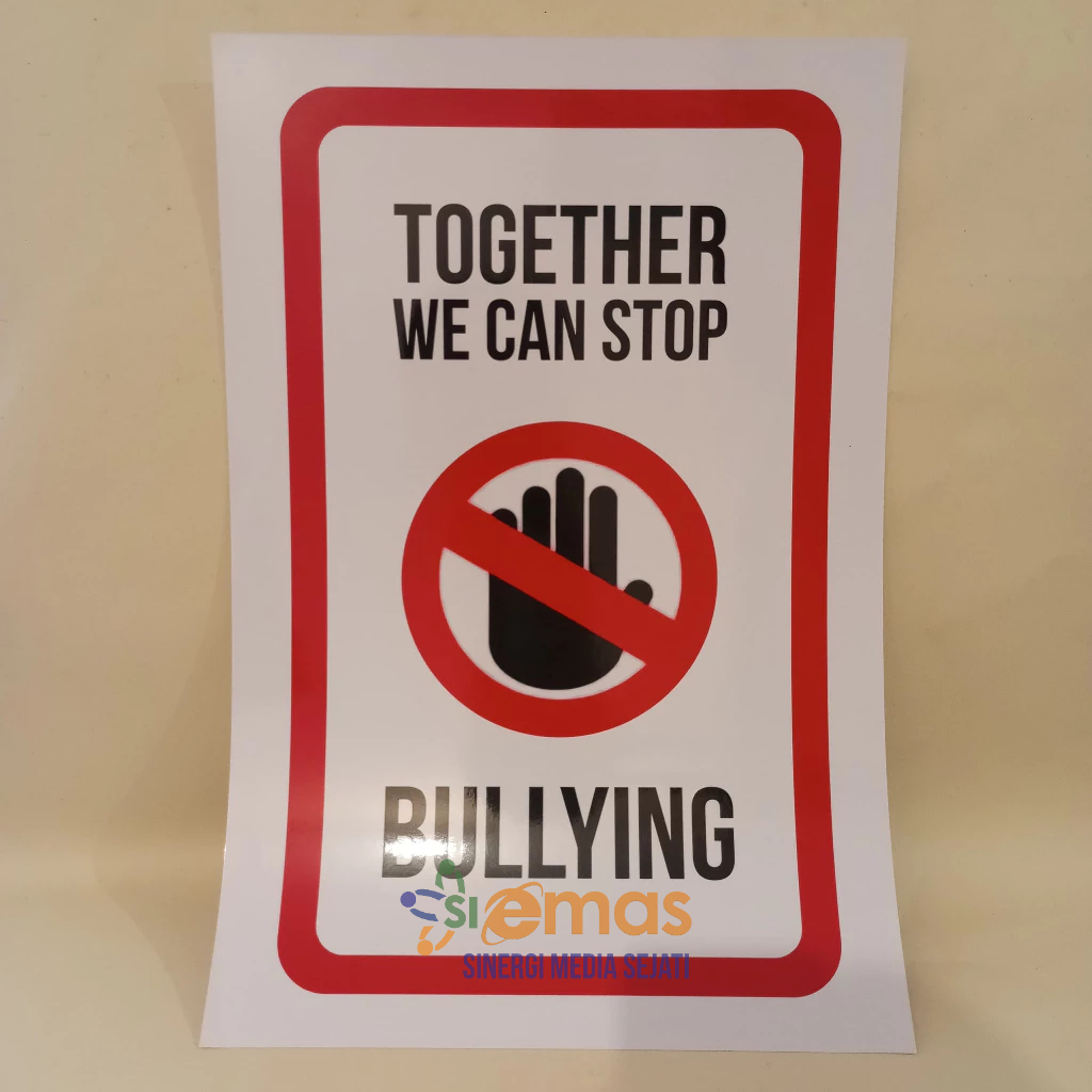 Jual Poster Stop Bullying | Poster Together We Can Stop Bullying ...