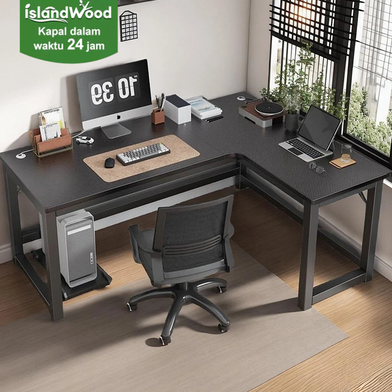 Jual Meja Gaming Meja L Meja Komputer Minimalis Modern Meja Belajar ...