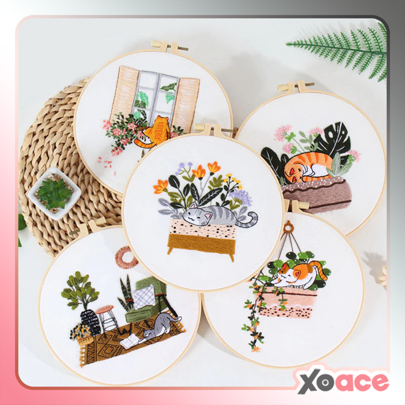 Jual DIY Paket Sulam Tangan Set Menyulam Hand Embroidery Needle Kit ...