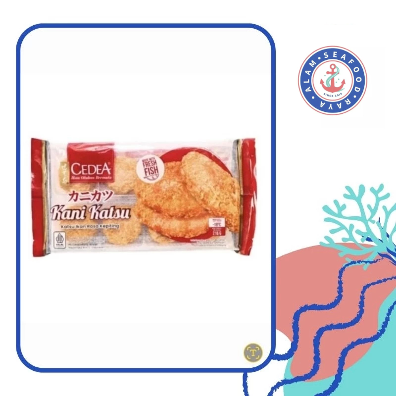 Jual Cedea Kani Katsu Crab/Katsu Ikan Rasa Kepiting 216 gr | Shopee ...