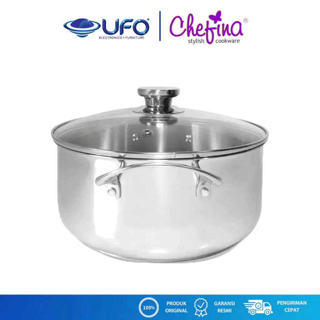 Jual Chefina Master Chef Dutch Oven Professional Panci Stainless Steel ...