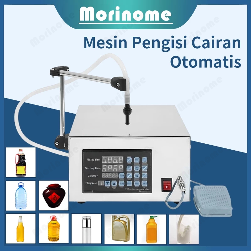 Jual Mesin filling liquid 1/2 Nozle GFK-280 Alat pengisi cairan Versi Upgrade Mesin Isi Cairan ...