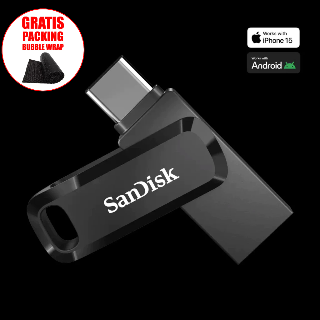 Jual SANDISK FLASHDISK 32 GB DUAL DRIVE GO USB TYPE-C (150 MBPS ...
