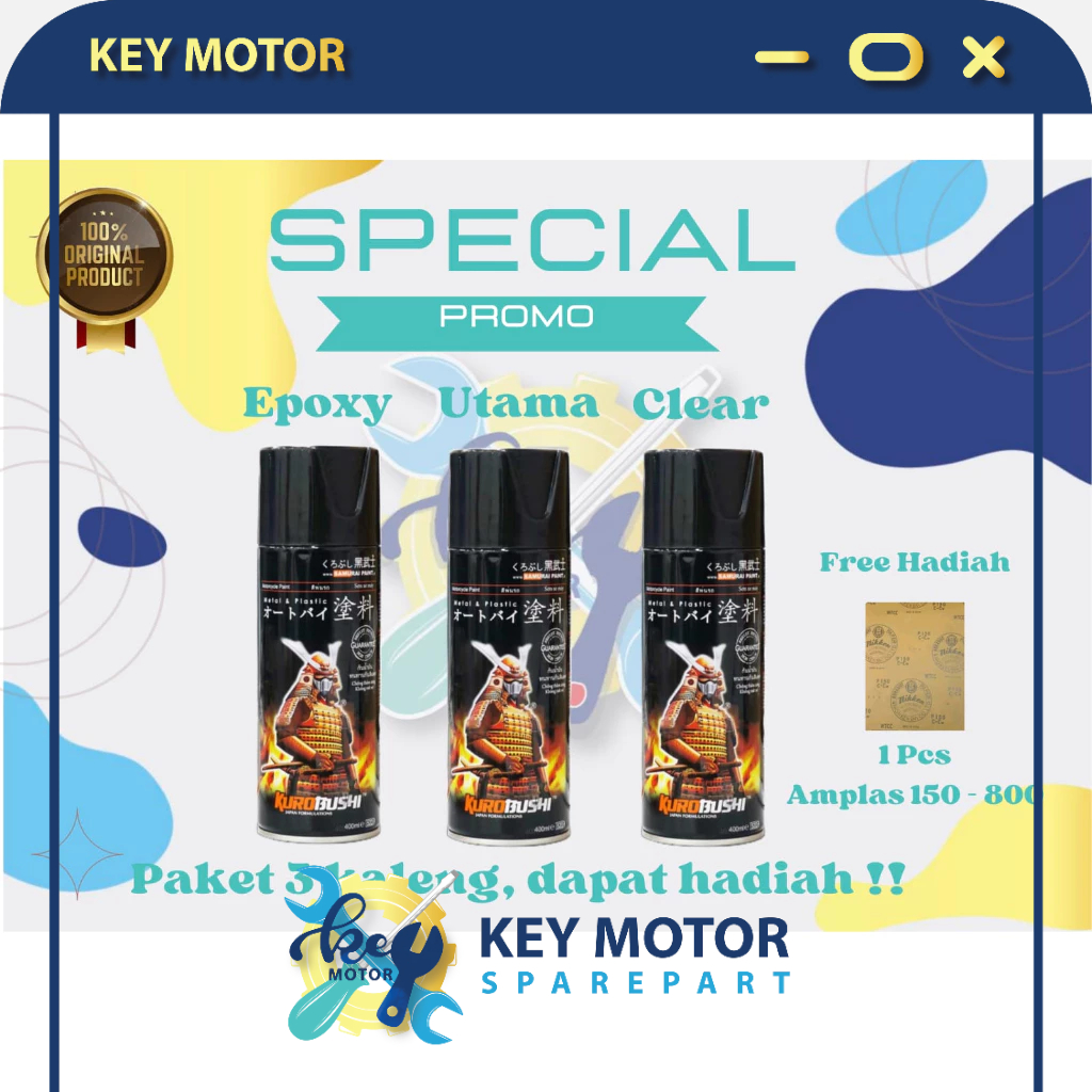 Jual PAKET PROMO 3 KALENG -Cat Semprot Pilok Samurai 400ml 100% Original | Shopee Indonesia